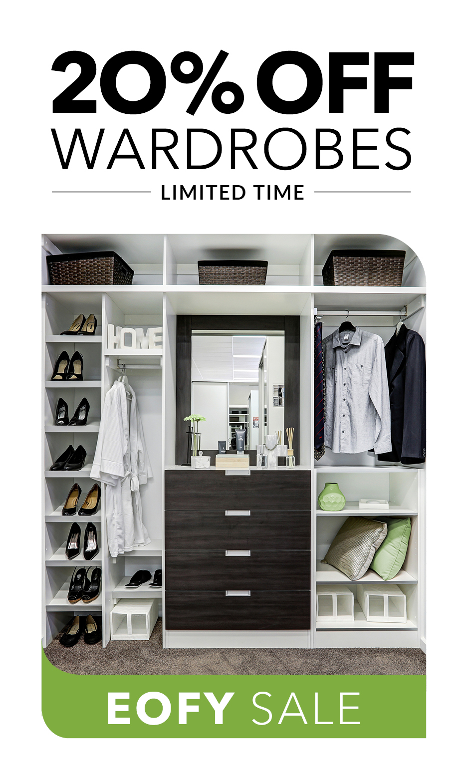 Wardrobes & Walk Ins | Wallspan Wardrobes Adelaide